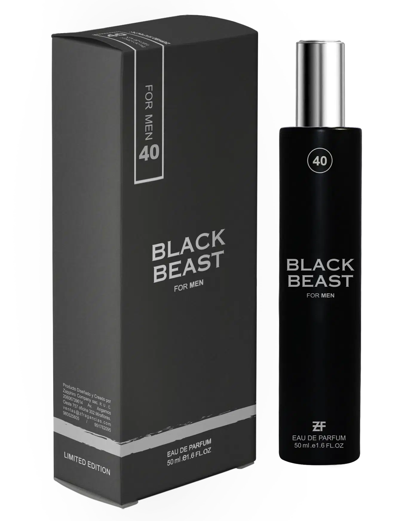 40 Black Beast – Zapphiro Fragancias
